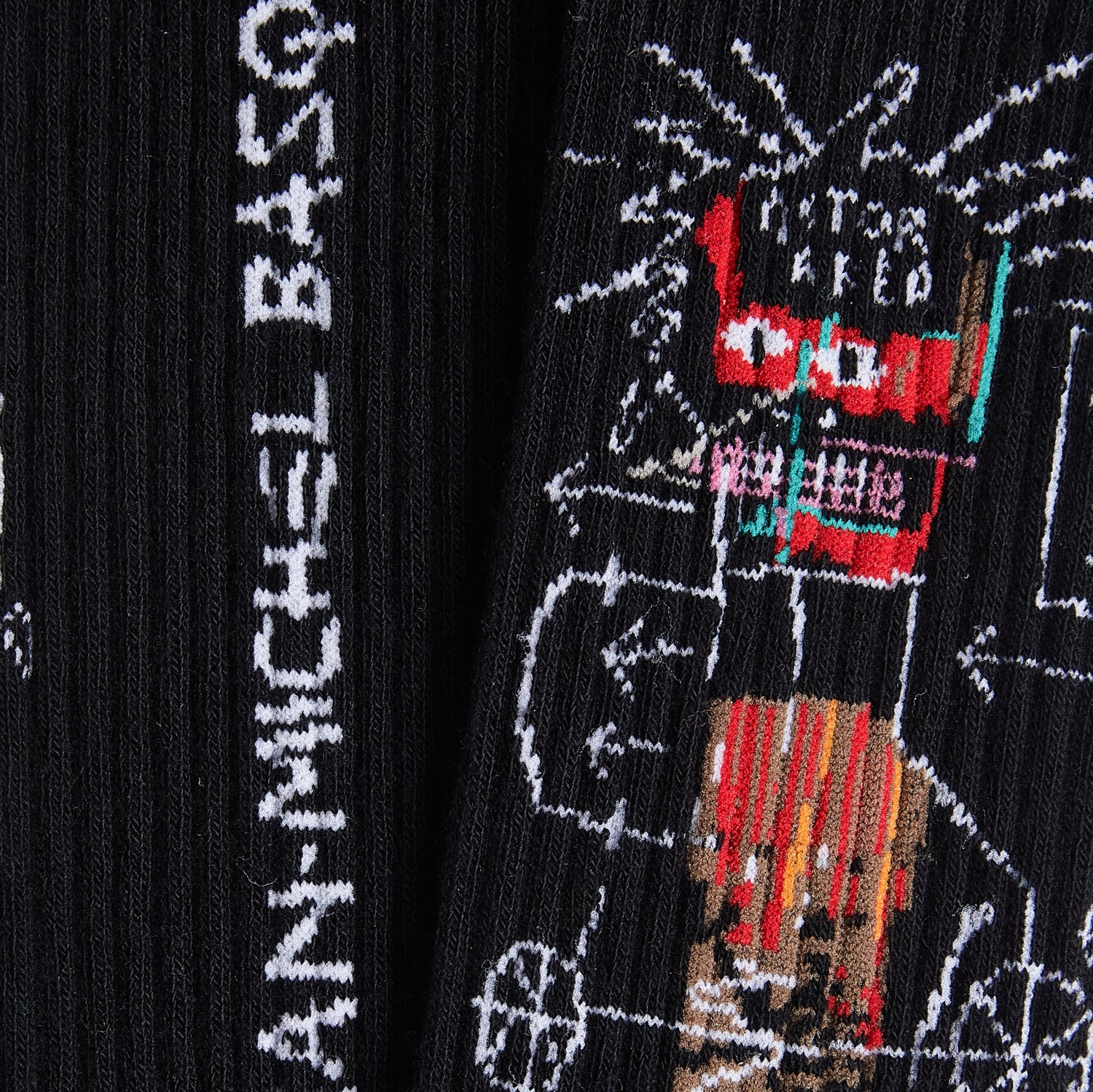 Athletic Socks Basquiat Gem Spa | Basquiat x Jimmy Lion
