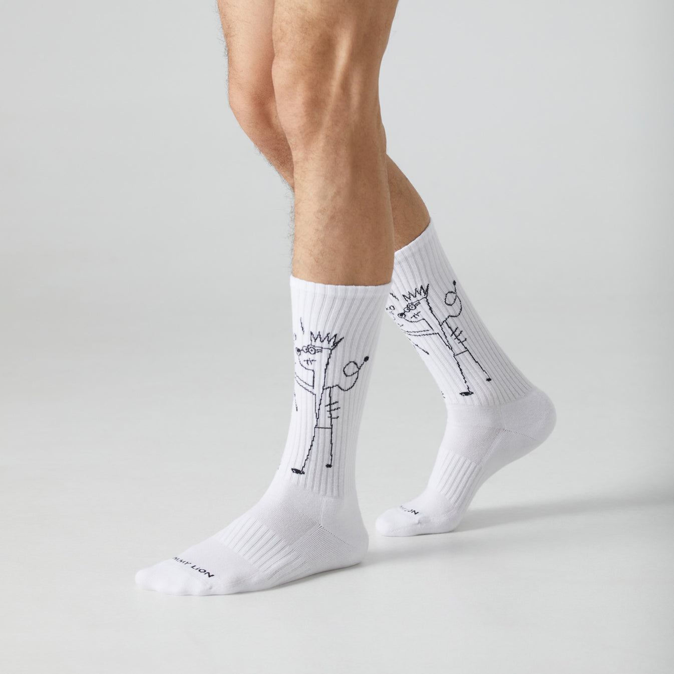 Athletic Socks Basquiat TKO Untitled | Basquiat x Jimmy Lion