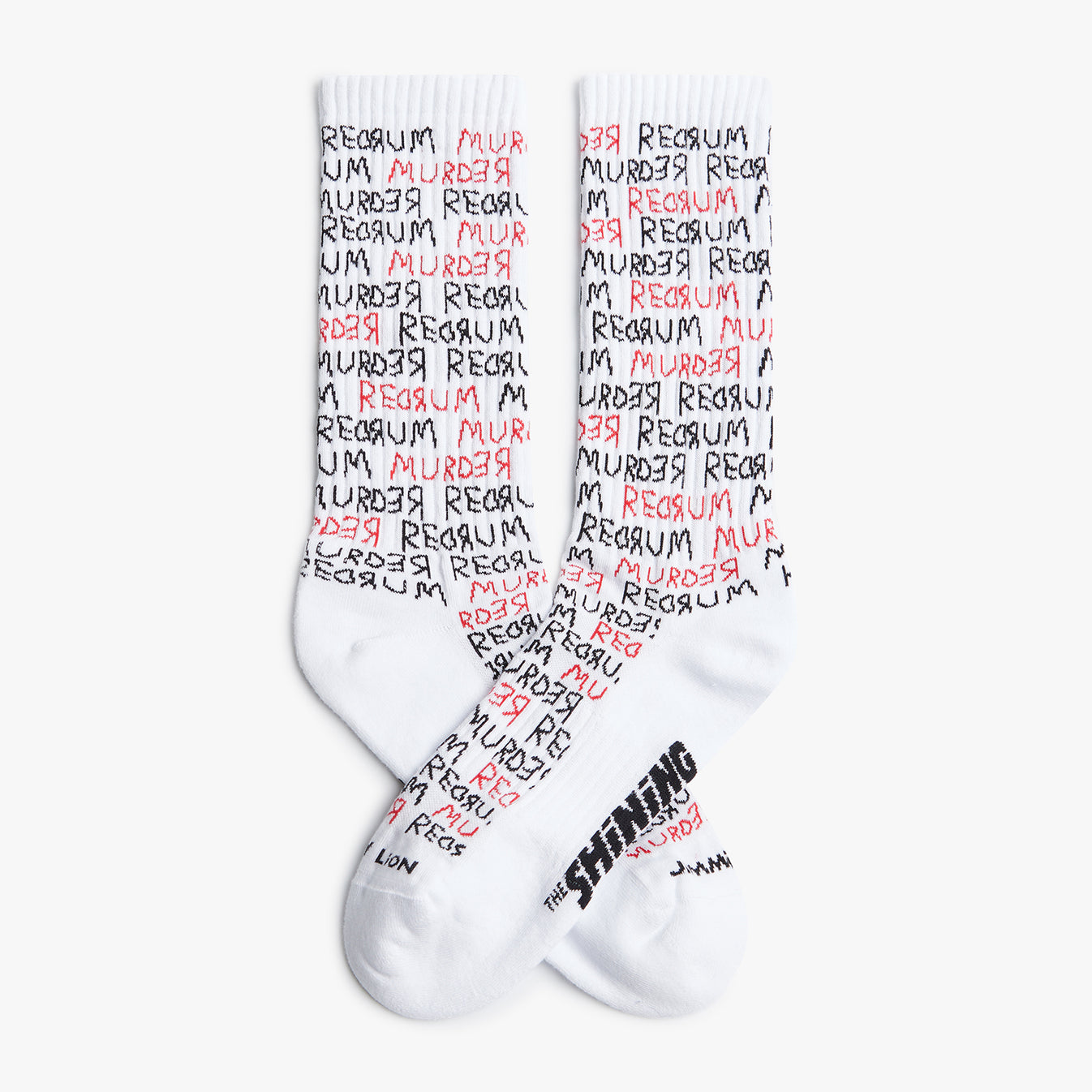 Socks Athletic The Shining - Redrum | Stanley Kubrick x Jimmy Lion